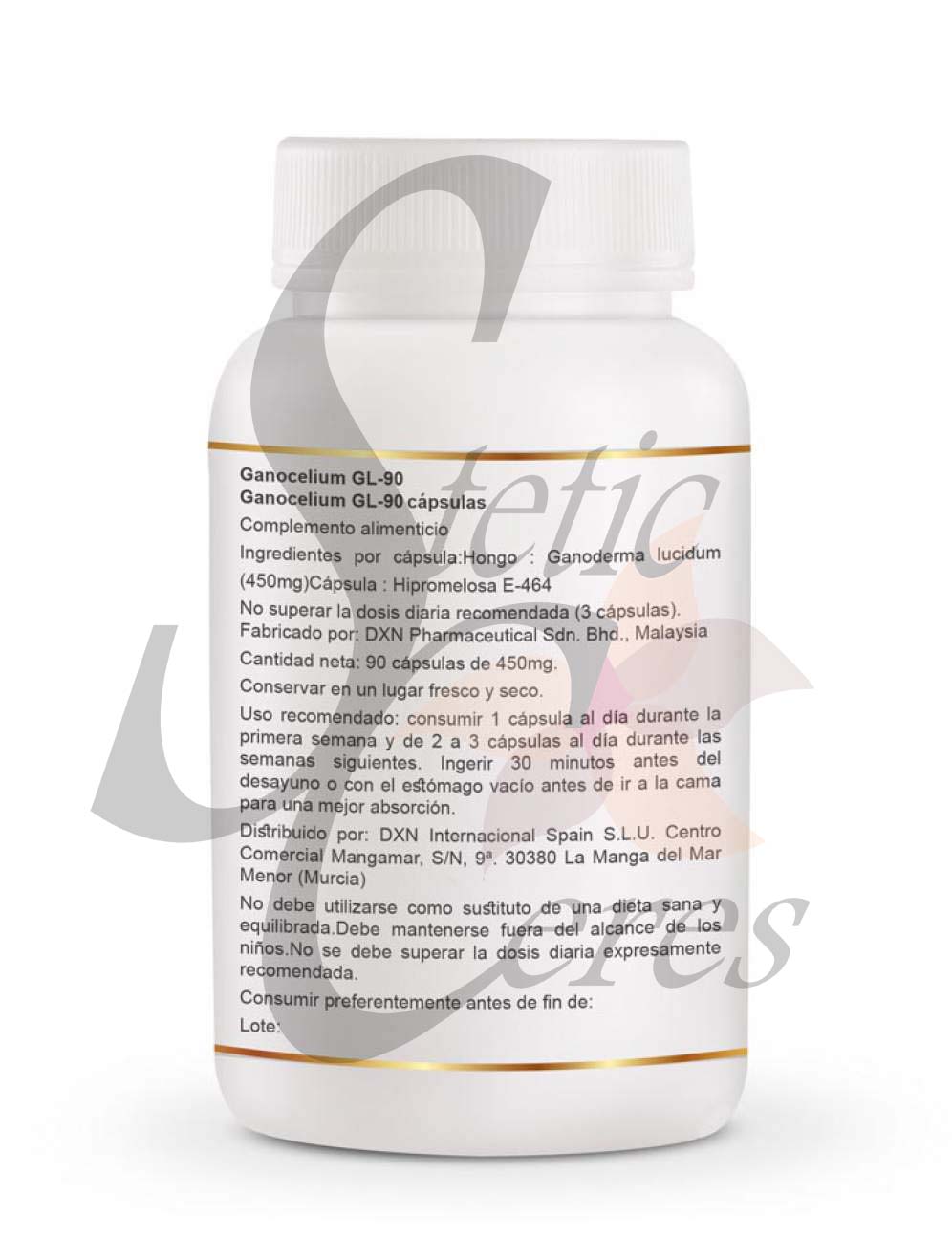 Ganoderma Mycelium en Cápsulas GL 90: 90 Dosis para Tu Bienestar Diario ...